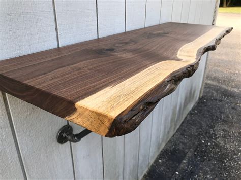 Wall Mounted Live Edge Desk At Edward Hillary Blog