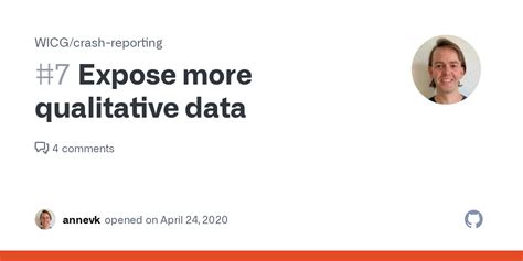 expose more qualitative data · issue 7 · wicg crash reporting · github