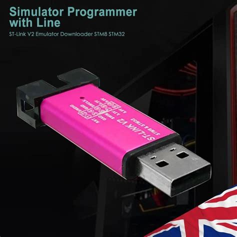 St Link V2 Emulatordownloadprogrammer With Cover Stm8stm32 Led Indicator £551 Picclick Uk