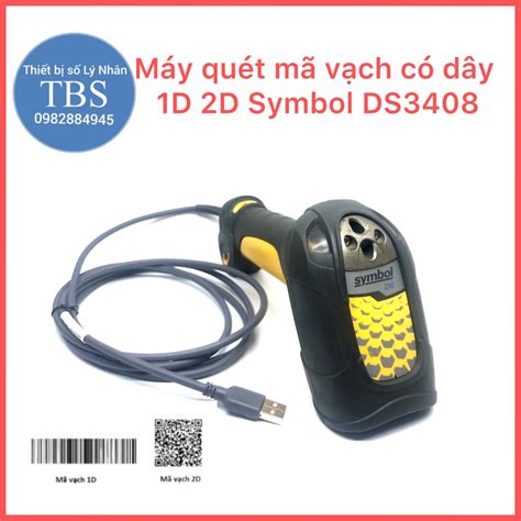 Symbol Ds3408 1d Wired Barcode Scanner Scans Barcodes And Qr Codes Fast And Sensitive Shopee