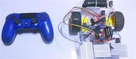control an arduino robot with a ps4 bluetooth handle not very easy but amazing r arduino