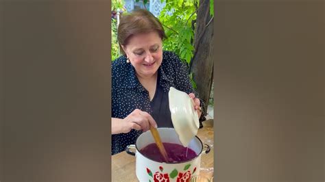 გარდენია შევარდნაძე და ნინო ალუბლის კისელი🍷🍒 Youtube