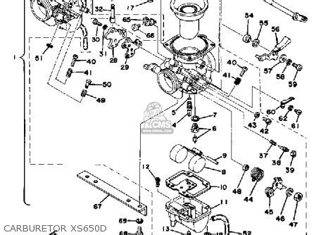79 Yamaha Xs650 Carburetor Diagram Nakedwes