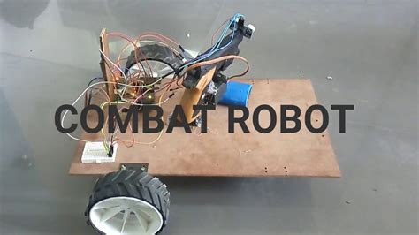 Combat Robot Arduino Uno Bluetooth Hc 05 Module Youtube