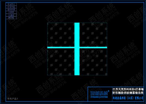 江苏苏州项目矩形精致钢玻璃幕墙系统（竖明横隐）优化—— 西创系统 西创金属科技（江苏）有限公司