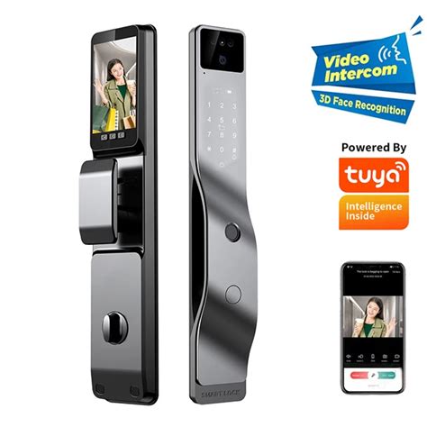 3d Face Recognition Smart Lock With Tuya Wifi Fingerprint Video Intercom Biometric Fingerprint