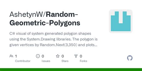 Github Ashetynwrandom Geometric Polygons C Visual Of System Generated Polygon Shapes Using