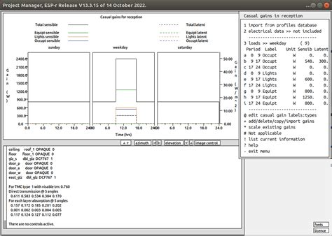 Exploring A Thermal Model ESRU Software Documentation