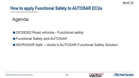How To Apply Functional Safety To Autosar Ecus Pptx