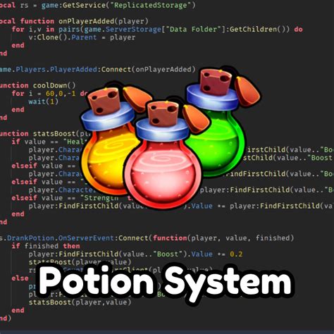Roblox Potion System Clearly Development