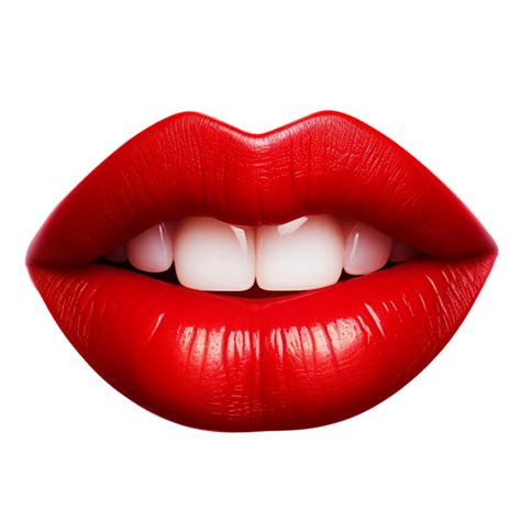 Ai Generated Female Red Lips Clip Art 34922933 Png