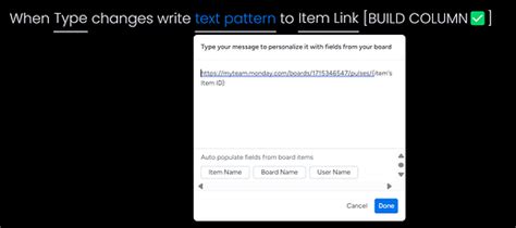 Automation Copy Item Link To Column Notification Mail Notification Elsewhere Platform