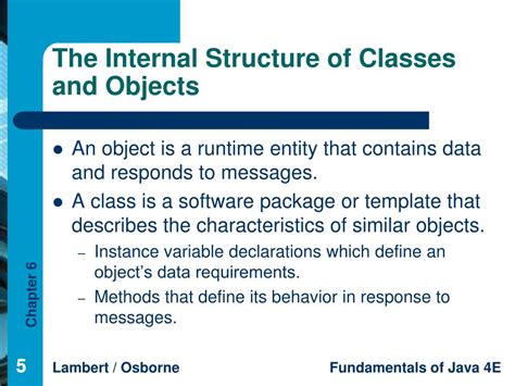 Ppt Chapter 6 Introduction To Defining Classes Powerpoint
