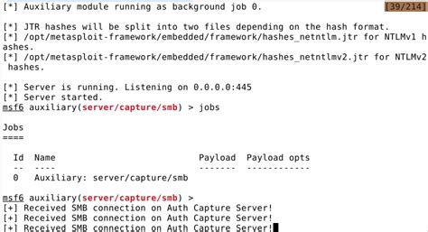 smb capture module outputs nothing · issue 17951 · rapid7 metasploit