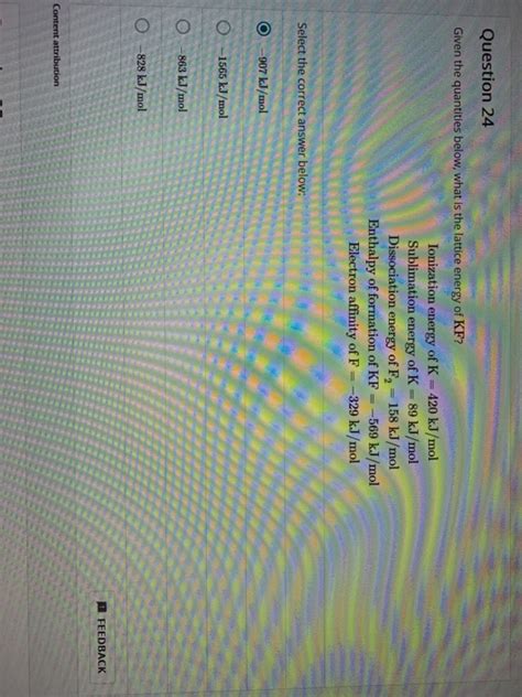 Solved Question 24 Given The Quantities Below What Is The