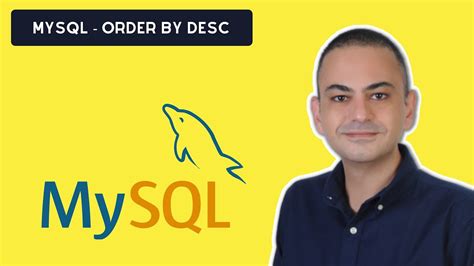 Mysql Order By Desc Youtube