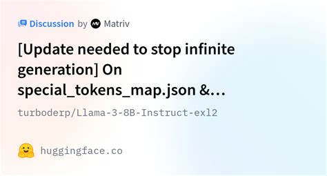 Turboderp Llama B Instruct Exl Update Needed To Stop Infinite Generation On Special