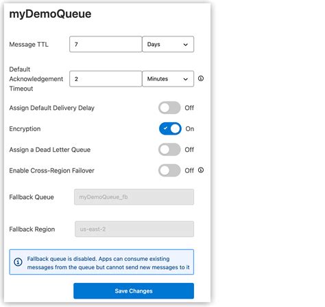 Configuring Cross Region Failover For Standard Queues Mulesoft Documentation