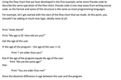 Solved Using The Flow Chart That We Have Developed In The Chegg Com
