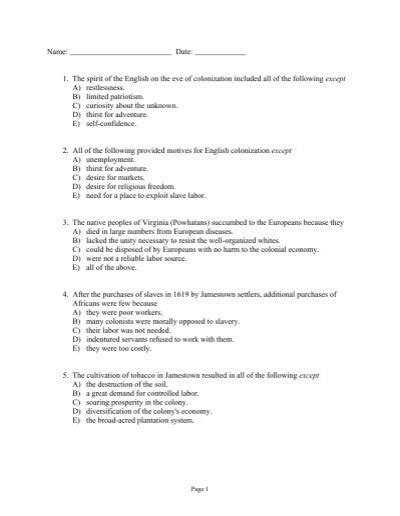 Practice Multiple Choice Questions