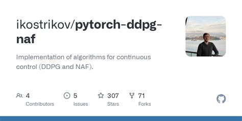 github ikostrikov pytorch ddpg naf implementation of algorithms for