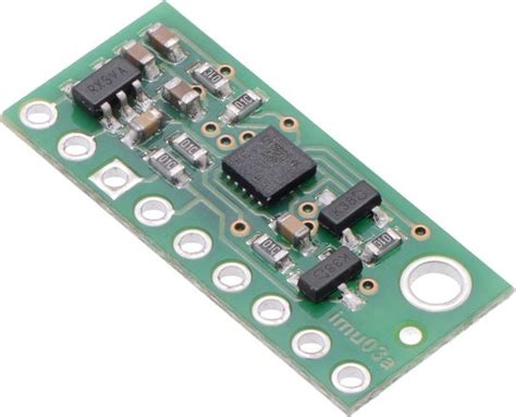 Lsm6ds33 3d Accelerometer And Gyro Carrier With Voltage Regulator Pololu 2736
