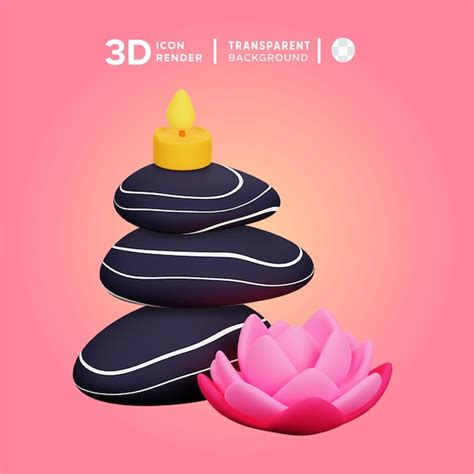 Premium Psd Psd Aromatherapy Massage 3d Illustration