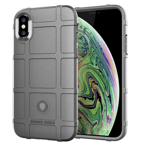 Full Coverage Shockproof Tpu Case For Iphone Xs Max Grey