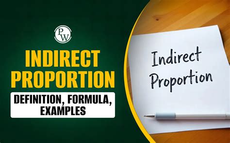 Indirect Proportion Definition Formula Examples