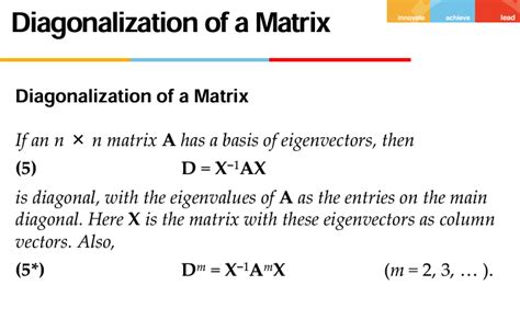 Diagonalization Of A Matrix Diagonalization Studyx