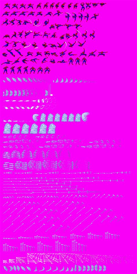 Mcu Spider Man Sprite Sheet By Joshmedly On Deviantart