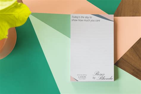 Custom Notepad Printing Low Minimums Free Shipping