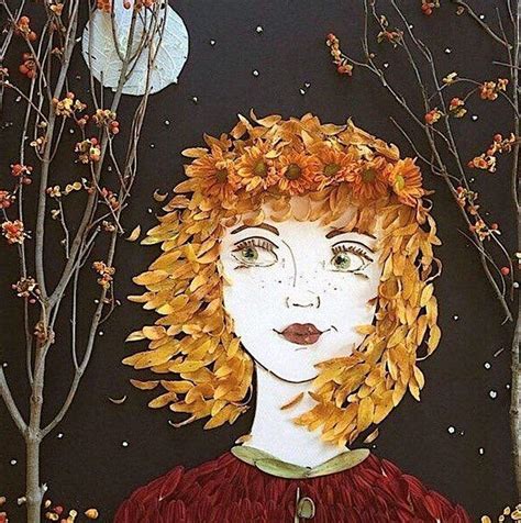 Апликация на есенни листа 77 идеи за есенни апликации