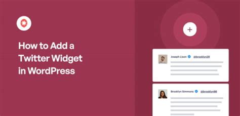 how to add a twitter widget in wordpress with and without a plugin