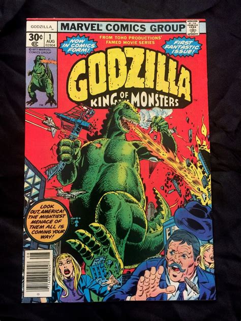 Nm Godzilla 1 1st Ever Godzilla Comic Book Marvel Comics 1977