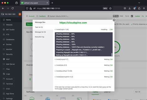 Install And Use AaPanel On Ubuntu CloudSpinx