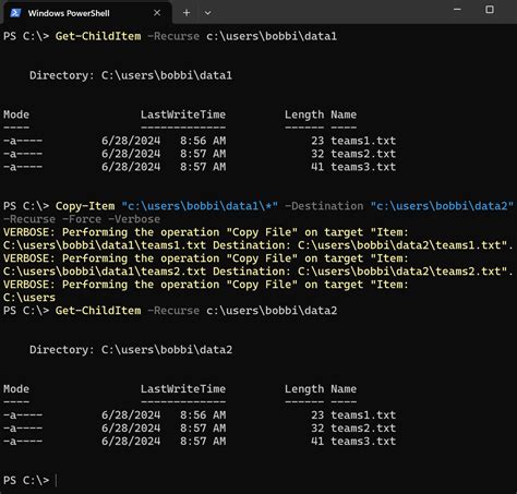 Powershell How To Use Equivalent Of Xcopy Collecting Wisdom