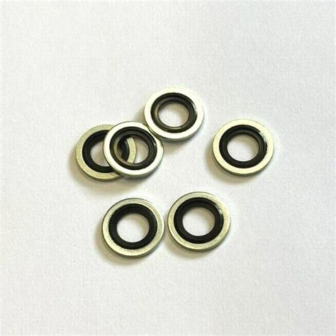 M14 Bonded Seal Washers Nitrile Sealing Washer Self Centralising