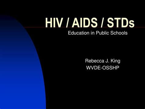 Ppt Hiv Aids Stds Powerpoint Presentation Free Download Id3571703