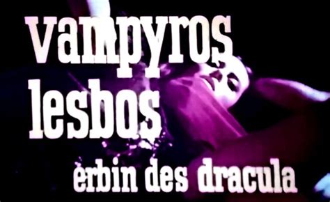 Vampyros Lesbos Vampyros Lesbos Die Erbin Des Dracula Las Vampiras