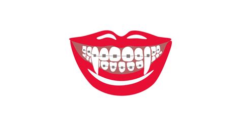 Vampire Braces Teeth Orthodontist Dentist Funny Halloween Halloween T Shirt Teepublic