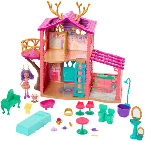 Dolls & Accessories Enchantimals Cozy Deer House Playset ...