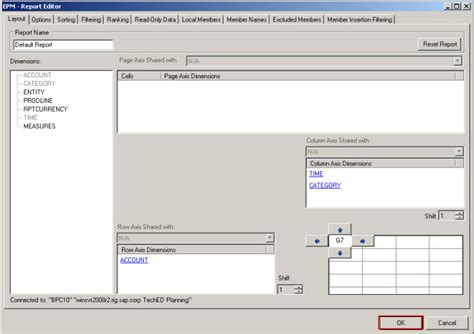 Epm Add In Report With Multiple Categories In Sap Sap Community