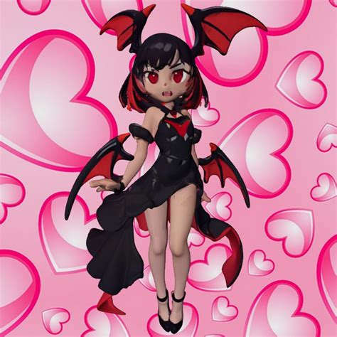 Second Life Marketplace Anime Vampire Girl Figure Statue