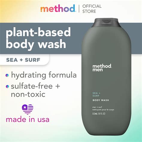 Method Men Body Wash Sea Surf 532ml Shopee Singapore