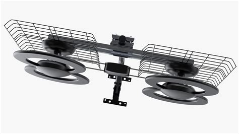 Quad Loop Uhf Multi Directional Antenna 3d Model 29 3ds Blend C4d Quad Loop Uhf Multi Directional Antenna 3d Model 29 3ds Blend C4d
