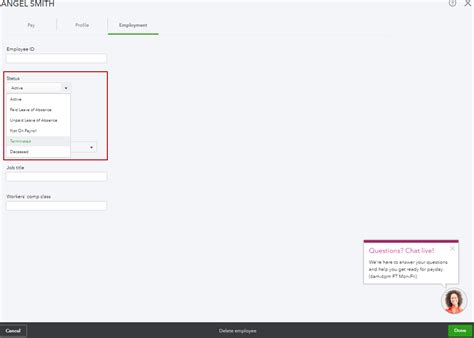 Solved Terminated Employees