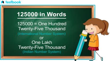 How To Write 125000 In Words Indian And International Number System