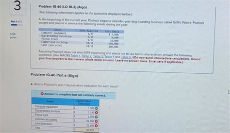 Solved 3 Problem 10 46 Lo 10 2 Algo [the Following