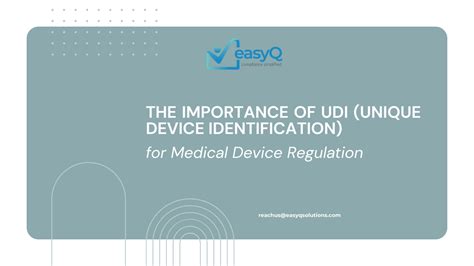 The Importance Of Udi Unique Device Identification For Medical Device
